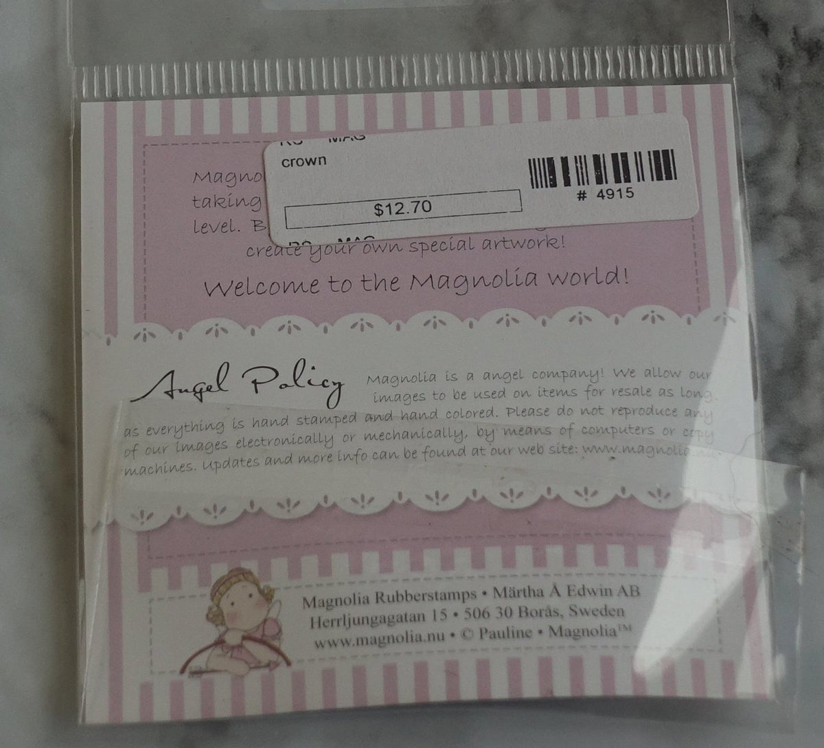 Crown for Tilda or Edwin Stamp, Magnolia Rubber Stamps – Stampin MunchKins