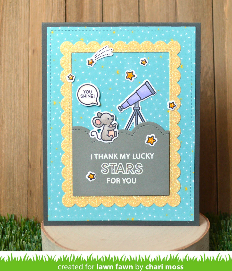 Super Star Stamp Set, Lawn Fawn – Stampin MunchKins
