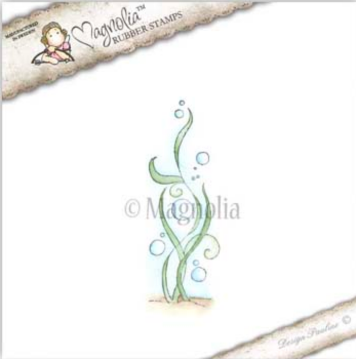Seaweed Rubber Stamp, Magnolia Rubber Stamps – Stampin MunchKins